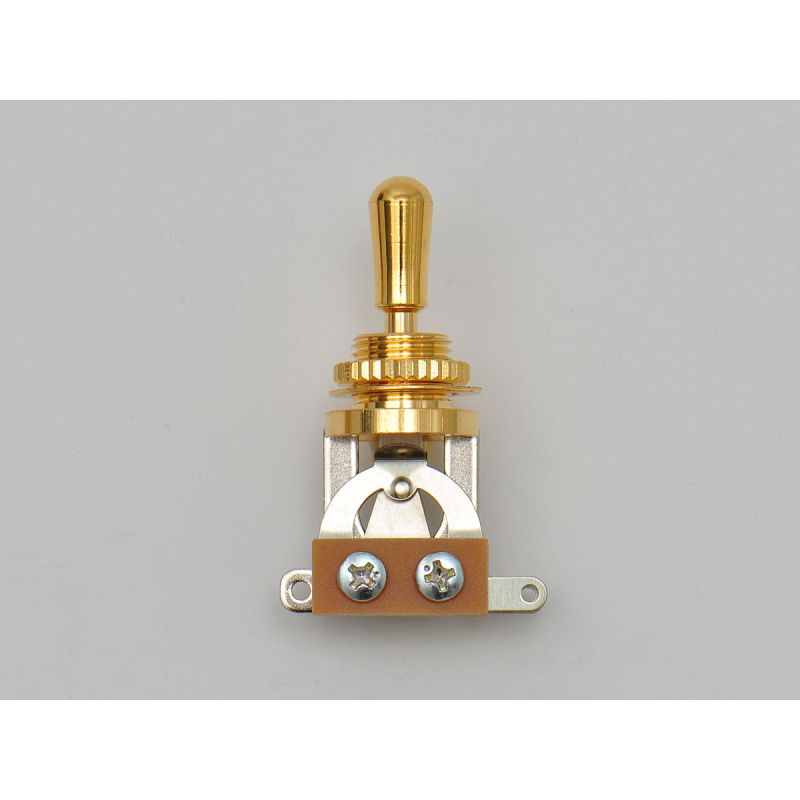 Toggle Switch 3 weg, gold | Tonefactory