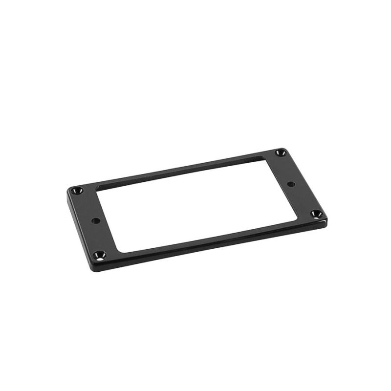 Humbucker frame, curved bottom slanted top, 3x5mm, black | Tonefactory