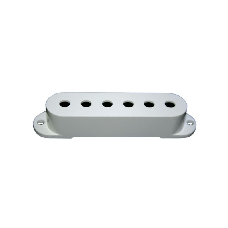 Single Coil Cover white Front | Tonefactory