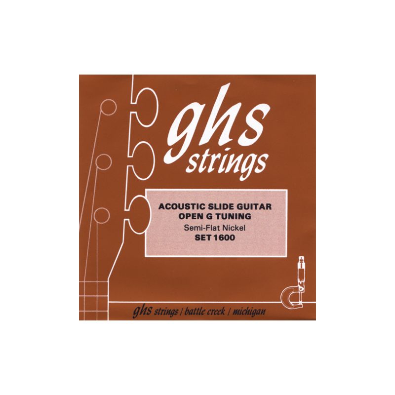 GHS 1600 Ac. Slide String Pure Nickel | Tonefactory