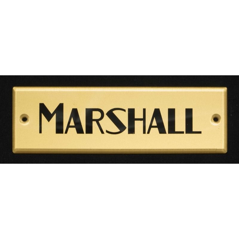 Marshall Block Logo, gold, '64-'66 | Tonefactory