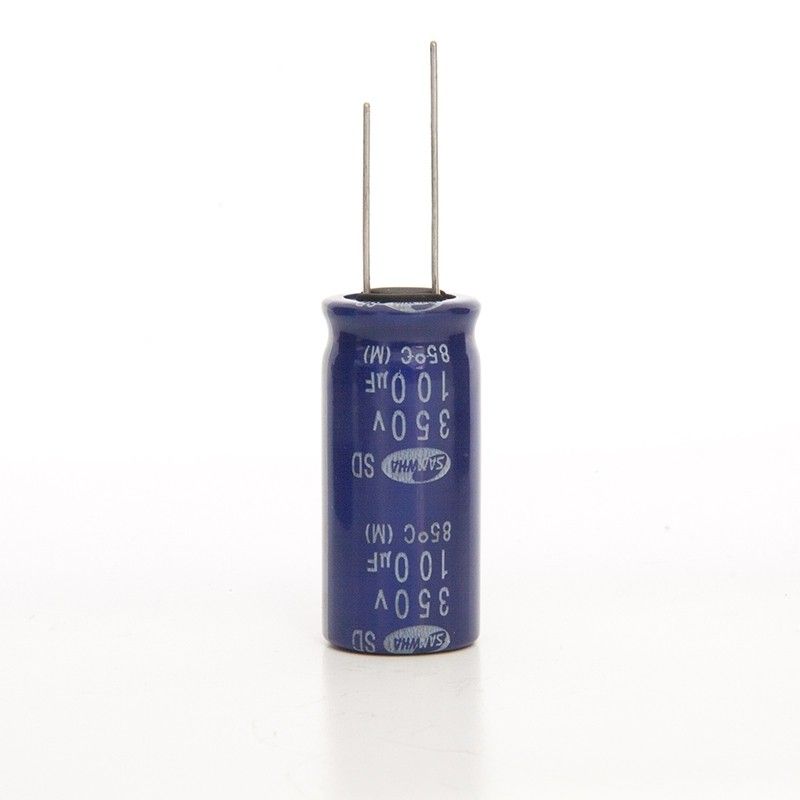 Marshall elektrolytic capacitor 100uF @ 350V, PCB mount | Tonefactory