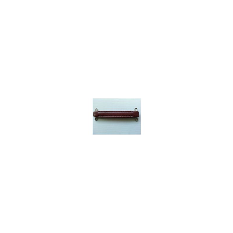 Handle Dog Bone Leather Red | Tonefactory