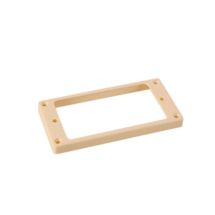 Humbucker frame, flat bottom slanted top, 7x9mm, ivory | Tonefactory