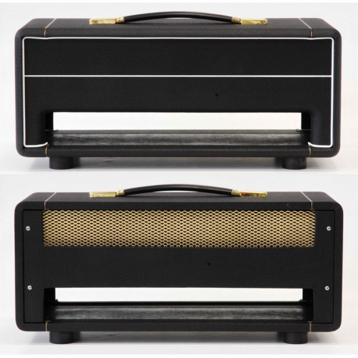 Chassis/Cabinet: 18Watt Kit Small Box Head, white Piping | Tonefactory