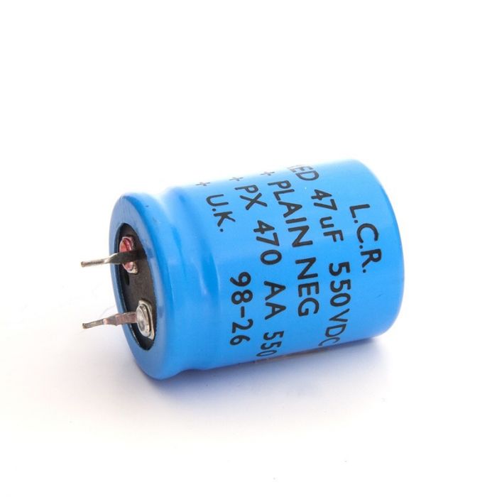 Marshall elektrolytic capacitor 47uF @ 550V, PCB mount | Tonefactory